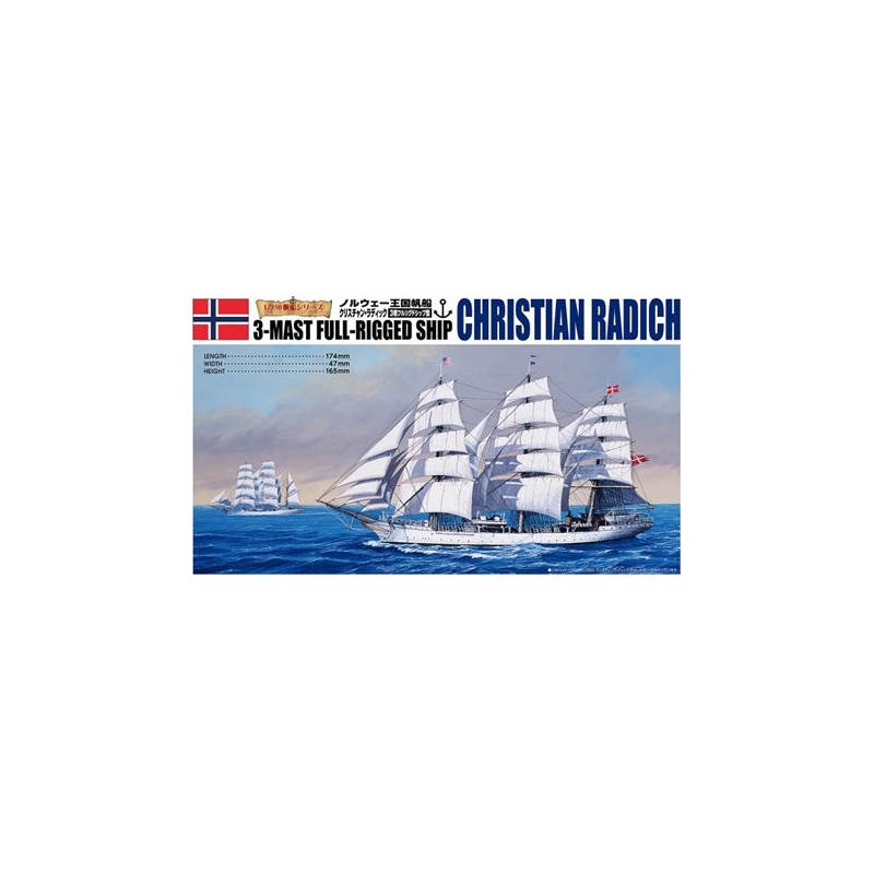 1/350 AOSHIMA Christian Radich @ Hobimaailm